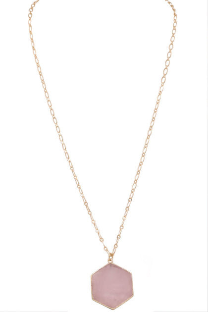 Janet Hexagon Necklace – Suz and Bex