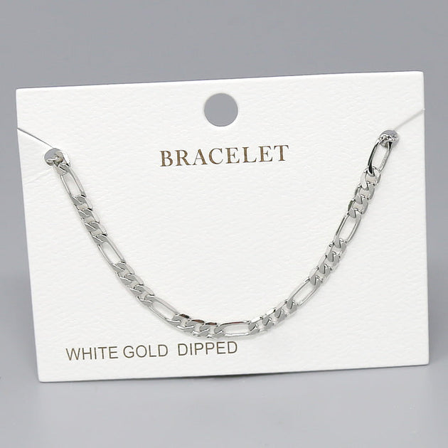 Figaro Chain Bracelet – Suz and Bex